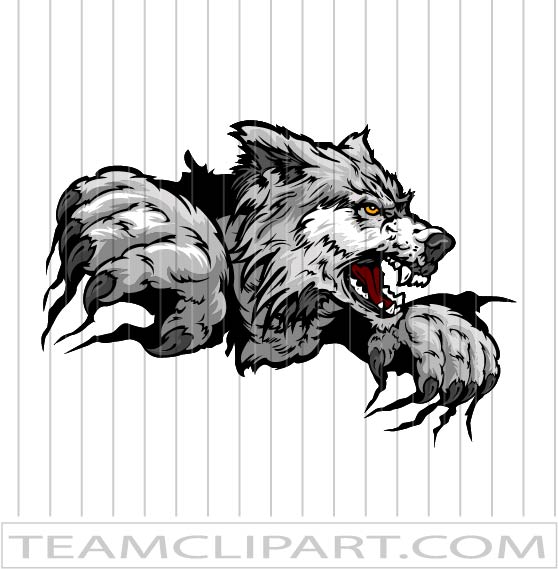 Wolf Claws Clipart | Easy to Edit Vector Images | EPS JPG and PNG