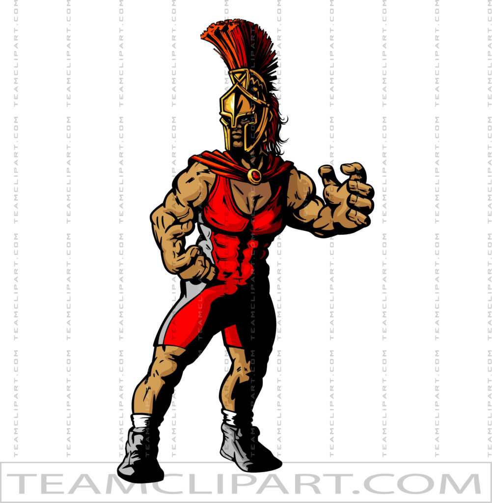Spartan Wrestling Stance | Quality Clipart Images | AI JPG EPS PNG