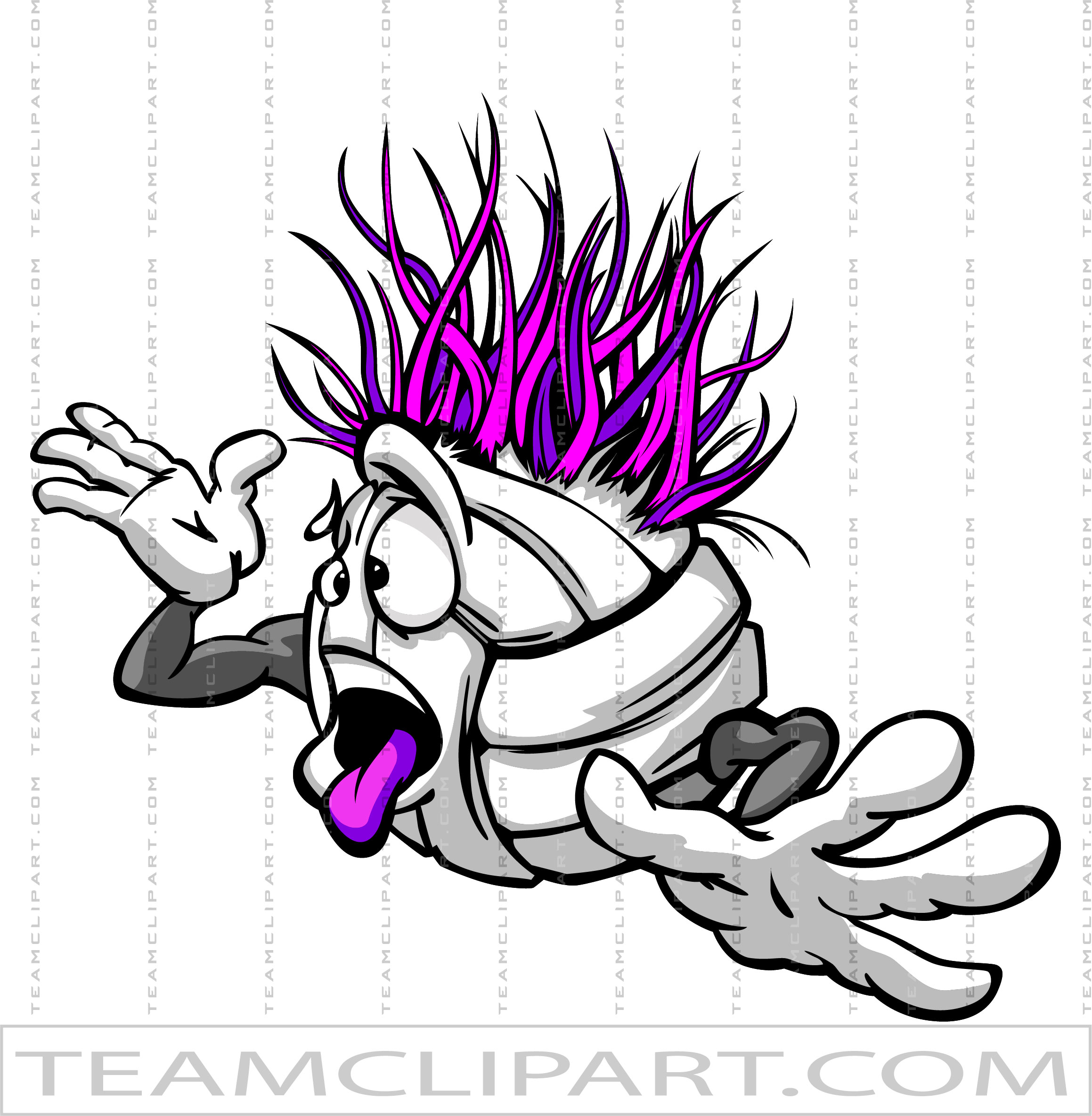 Funny Volleyball Logo