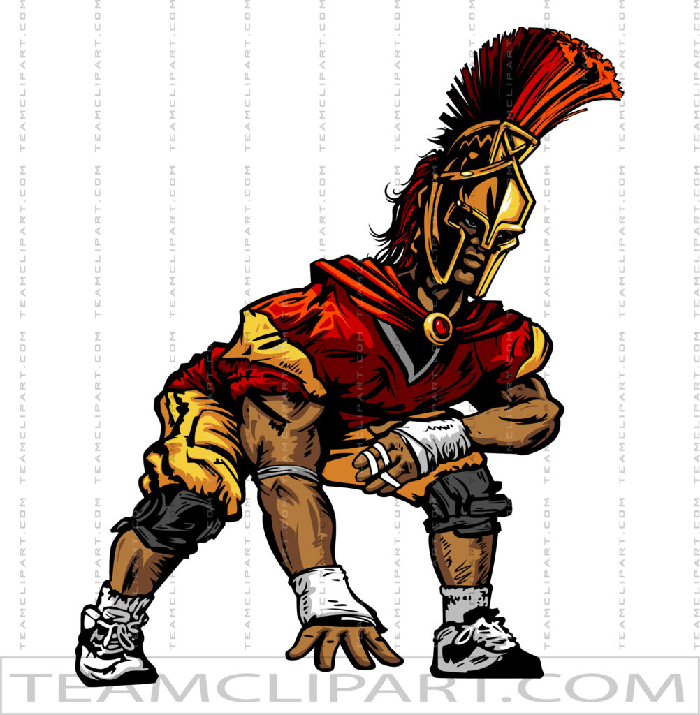 Trojans Football Graphic | Quality Clipart | AI JPG EPS PNG